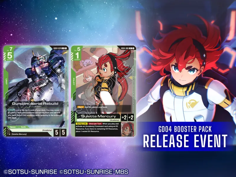 GUNDAM CARD GAME BOOSTER PACK RELEASE EVENT [GD04] | GUNDAM CARD GAME ...